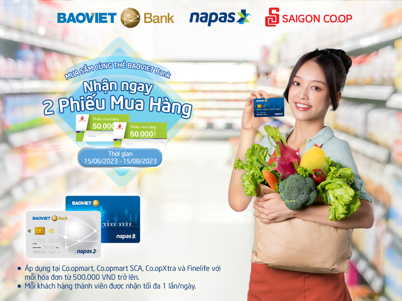 Nhận ngay 100.000VND mỗi ngày khi mua sắm tại Saigon Co.op với thẻ ...