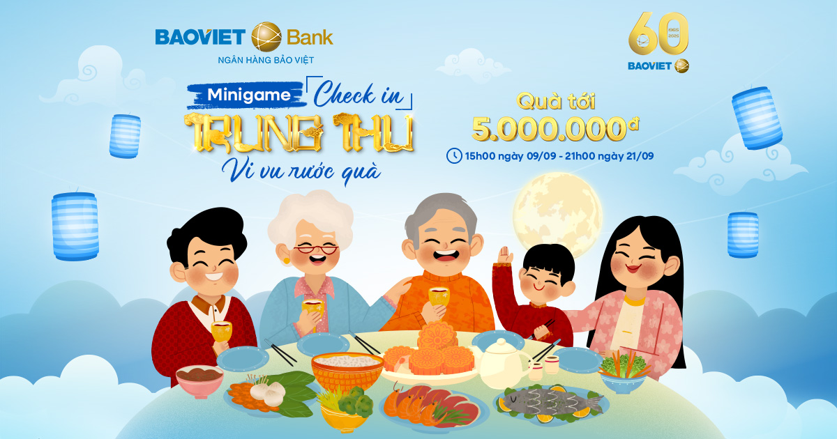 Minigame “Check in Trung Thu – Vi vu rước quà”
